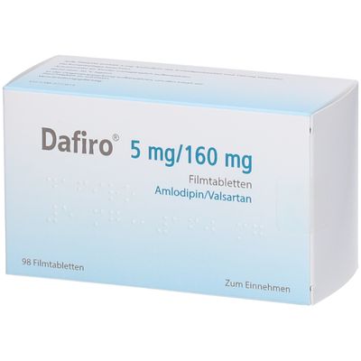 Dafiro 5 mg/160 mg 98 St mit dem E-Rezept kaufen - Shop Apotheke