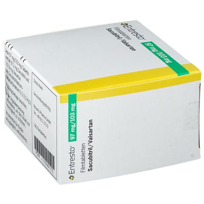 Entresto® 97 mg/103 mg 196 St mit dem E-Rezept kaufen - Shop Apotheke