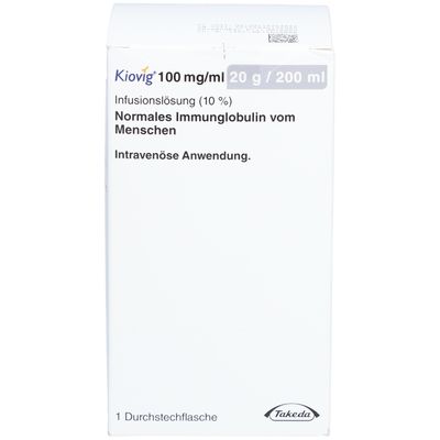 KIOVIG 100 mg/ml Infusionslösung 20 g 200 ml mit dem E-Rezept kaufen ...