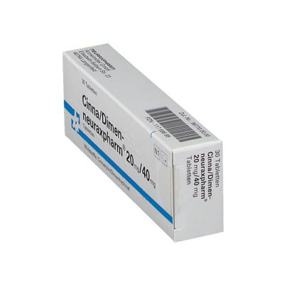 Cinna/Dimen-neuraxpharm® 20 mg/40 mg 30 St mit dem E-Rezept kaufen ...
