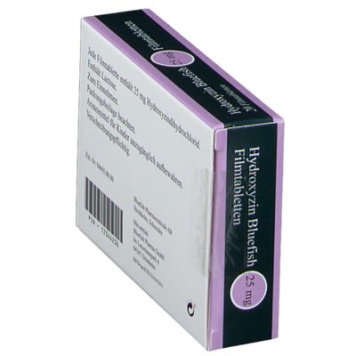 Hydroxyzin Bluefish 25 mg 20 St mit dem E-Rezept kaufen - Shop Apotheke