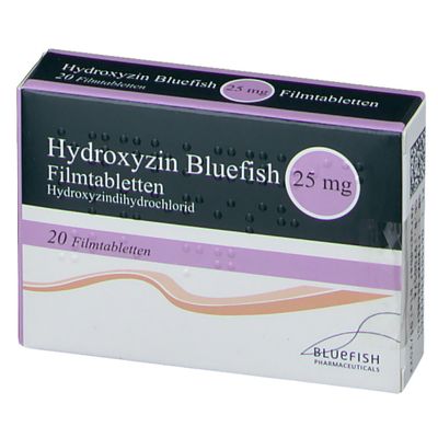 Hydroxyzin Bluefish 25 mg 20 St mit dem E-Rezept kaufen - Shop Apotheke
