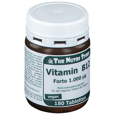 Vitamin B12 Forte 1.000 µg 180 St - Shop Apotheke