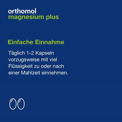 Orthomol Magnesium Plus - für eine normale Muskelfunktion - mit 150 mg ...