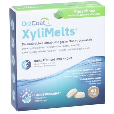 OraCoat XyliMelts® Milde Minze 40 St - Shop Apotheke