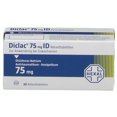 Diclac® 75 mg ID 30 St mit dem E-Rezept kaufen - Shop Apotheke