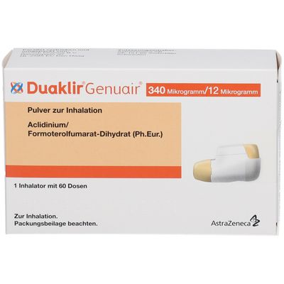 Duaklir Genuair 340 µg/12 µg 1 St mit dem E-Rezept kaufen - Shop Apotheke