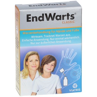 EndWarts CLASSIC: Lösung mit Ameisensäure gegen Warzen und Dornwarzen ...