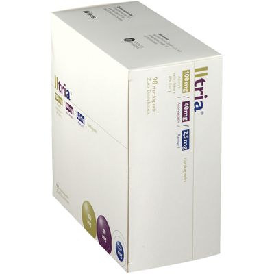 Iltria® 100 mg/40 mg/2,5 mg 98 St mit dem E-Rezept kaufen - Shop Apotheke