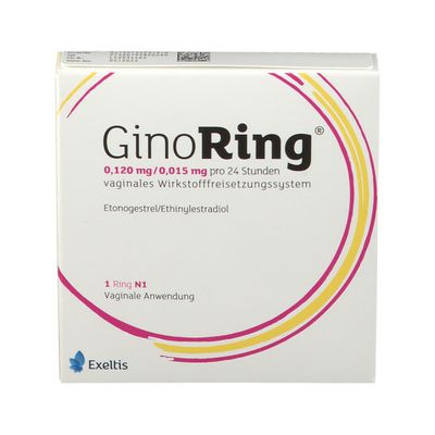 GinoRing® 0,120 mg/0,015 mg pro 24 Stunden 1 St mit dem E-Rezept kaufen ...