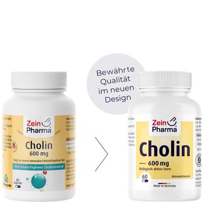 ZeinPharma® Cholin Kapseln 600 mg 60 St - Shop Apotheke