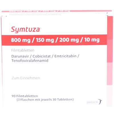Symtuza® 800 mg/150 mg/200 mg/10 mg 90 St mit dem E-Rezept kaufen ...