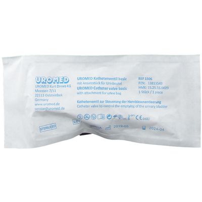 UROMED Katheterventil Basic 1 St - Shop Apotheke