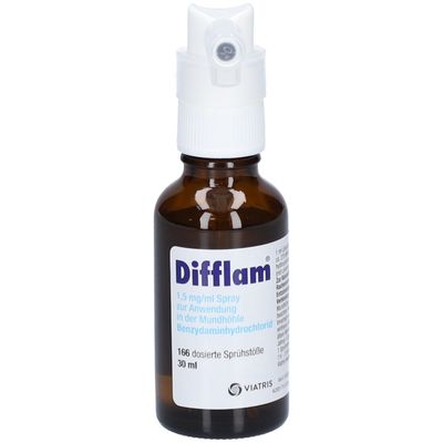 Difflam® Benzydamin 1,5 mg/ml Spray 30 ml - Shop Apotheke