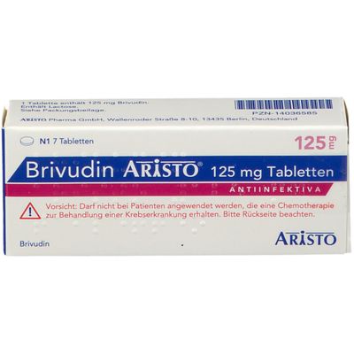 Brivudin Aristo® 125 mg 7 St mit dem E-Rezept kaufen - Shop Apotheke