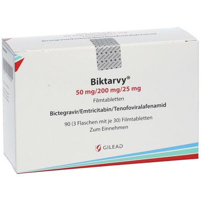 Biktarvy® 50 mg/200 mg/25 mg 3x30 St mit dem E-Rezept kaufen - Shop ...