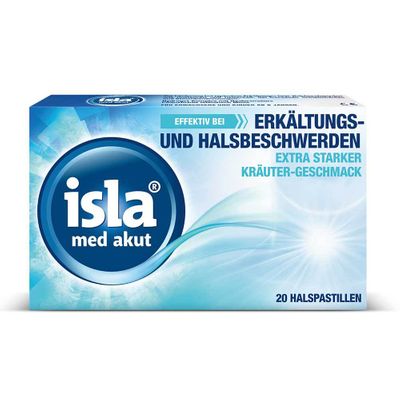 isla med akut Halspastillen bei Halsschmerzen und Erkältung 50 St ...