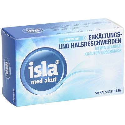isla med akut Halspastillen bei Halsschmerzen und Erkältung 50 St ...