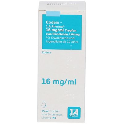 Codein 1A Pharma® 16Mg/Ml 15 ml mit dem E-Rezept kaufen - Shop Apotheke