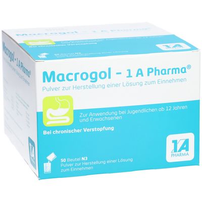 Macrogol - 1A Pharma® Pulver zur Herstellung einer Lösung zum Einnehmen ...
