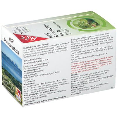 H&S Beruhigungstee N Nr. 34 20x2 g - Shop Apotheke