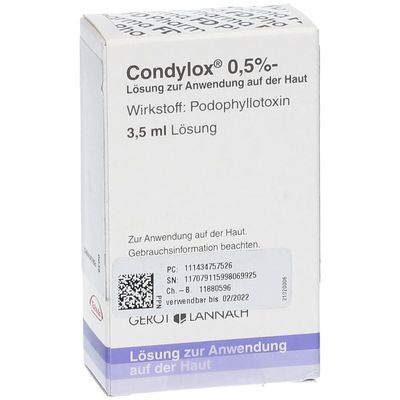 Condylox 5 mg/1 ml 3,5 ml mit dem E-Rezept kaufen - Shop Apotheke