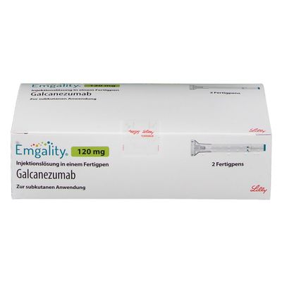 Emgality® 120 mg 2 St mit dem E-Rezept kaufen - Shop Apotheke