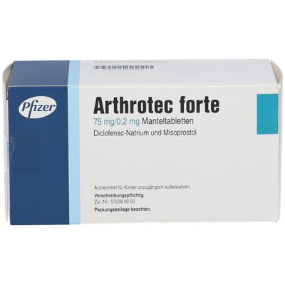 Arthrotec® forte 75 mg/0,2 mg 100 St mit dem E-Rezept kaufen - Shop ...