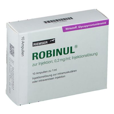 ROBINUL® zur Injektion 0,2 mg/ml 10x1 ml mit dem E-Rezept kaufen - Shop ...