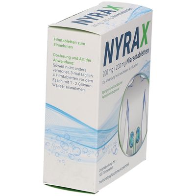 NYRAX® pflanzliche Nierentabletten zur Entwässerung 100 St - Shop Apotheke