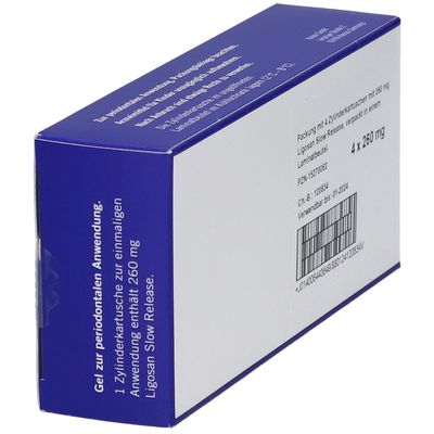 LIGOSAN Slow Release 14% Gel z.periodont.Anwen. 4x0,26 g mit dem E ...