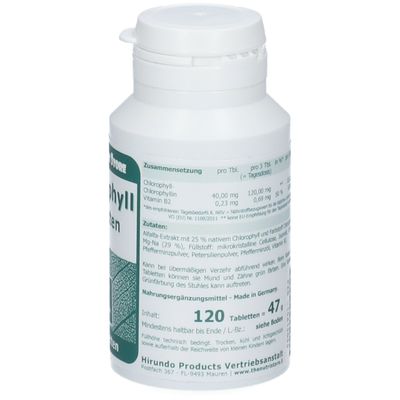 Chlorophyll Tabletten 120 St - Shop Apotheke