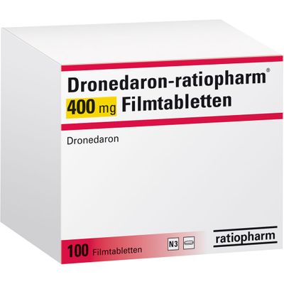 Dronedaron-ratiopharm® 400 mg 100 St mit dem E-Rezept kaufen - Shop ...