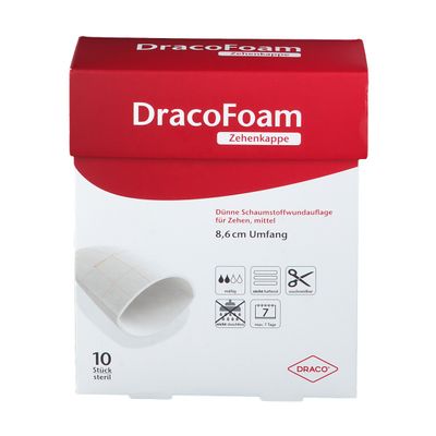 DracoFoam Zehenkappe mittel 10 St - Shop Apotheke