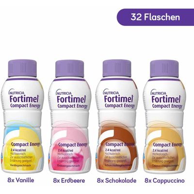 Fortimel Compact Energy Trinknahrung Mischkarton 8x4x300 ml - Shop Apotheke