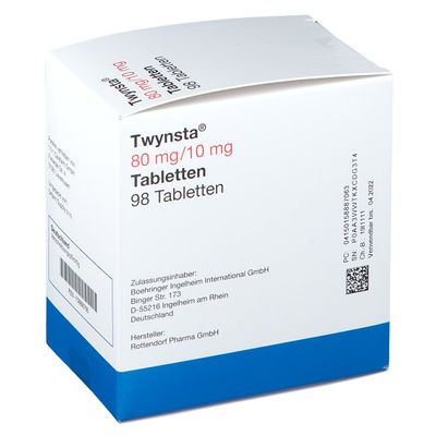 Twynsta® 80Mg/10Mg 98 St mit dem E-Rezept kaufen - Shop Apotheke
