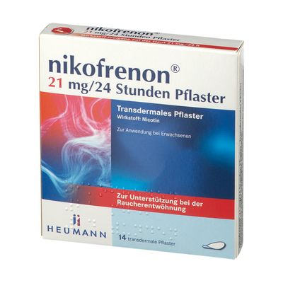 nikofrenon® 21 mg/24 Stunden Pflaster 14 St - Shop Apotheke