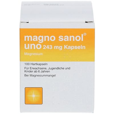 magno sanol® uno 243 mg Kapseln 100 St - Shop Apotheke