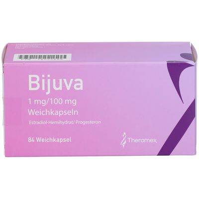 BIJUVA 1 mg/100 mg Weichkapseln 84 St mit dem E-Rezept kaufen - Shop ...