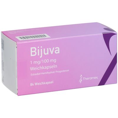 BIJUVA 1 mg/100 mg Weichkapseln 84 St mit dem E-Rezept kaufen - Shop ...