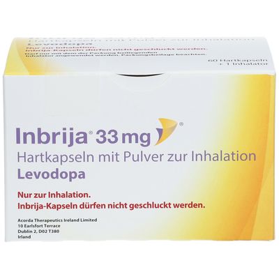 INBRIJA 33 mg Hartkapseln m.Plv.z.Inhalation 60 St mit dem E-Rezept ...