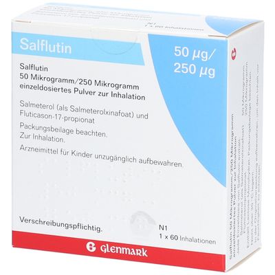 Salflutin 50 µg/250 µg/Dosis 1 St mit dem E-Rezept kaufen - Shop Apotheke