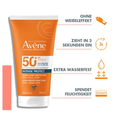Avène – Intense Protect SPF 50+: Sonnenschutz für empfindliche Haut 150 ...