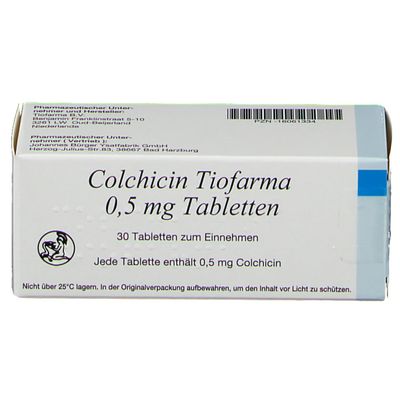 Colchicin Tiofarma 0,5 mg 30 St mit dem E-Rezept kaufen - Shop Apotheke