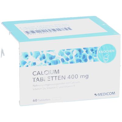 CALCIUM TABLETTEN 400 mg 2x60 St - Shop Apotheke