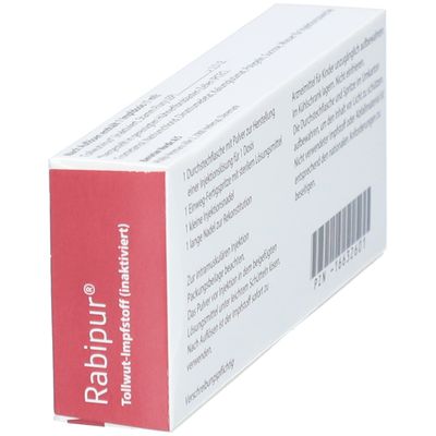 RABIPUR Plv.+LM z.Her.e.Injektionslsg.i.Fertigspr. 1 St mit dem E ...