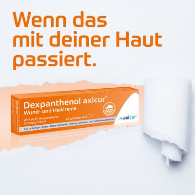 Dexpanthenol axicur® Wund- und Heilcreme 50mg/g Creme 50 g - Shop Apotheke