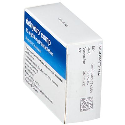 dehydro® comp 10 mg/20 mg 100 St mit dem E-Rezept kaufen - Shop Apotheke