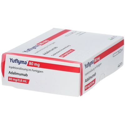YUFLYMA 80 mg/0,8 ml Inj.-Lösung im Fertigpen 3 St mit dem E-Rezept kaufen - Shop Apotheke