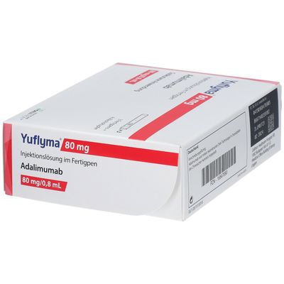 YUFLYMA 80 mg/0,8 ml Inj.-Lösung im Fertigpen 3 St mit dem E-Rezept ...